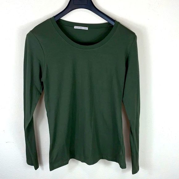 Active Basic | Tops | Activebasic Womens Sz Xl Green Cottonspandex Crew Neck Tee Shirt | Poshmark